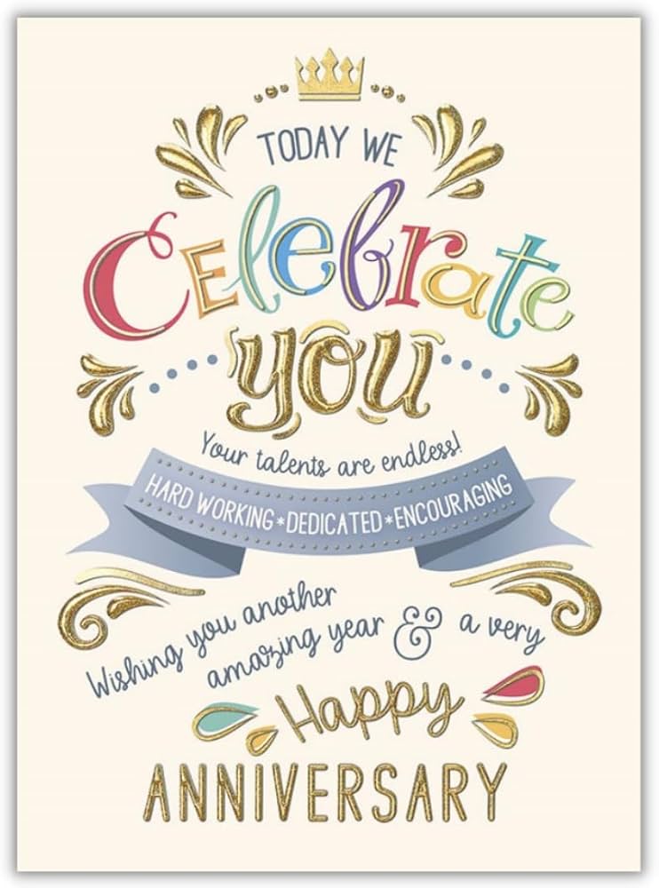 Celebrate Years of Hard Work and Dedication with a Special Work ...