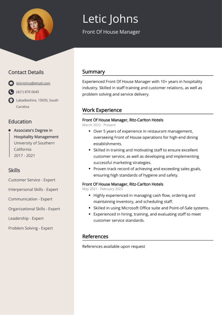 Front of House Manager | The Ultimate Guide to Job Description and ...